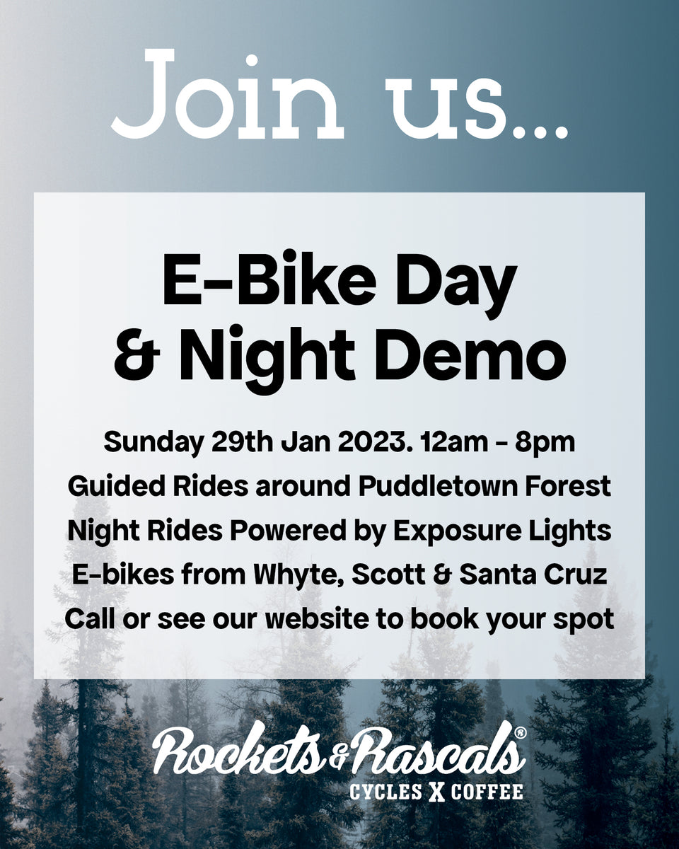 E-Bike Demo Day – Rockets and Rascals Poole